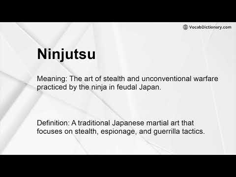 Ninjutsu Meaning