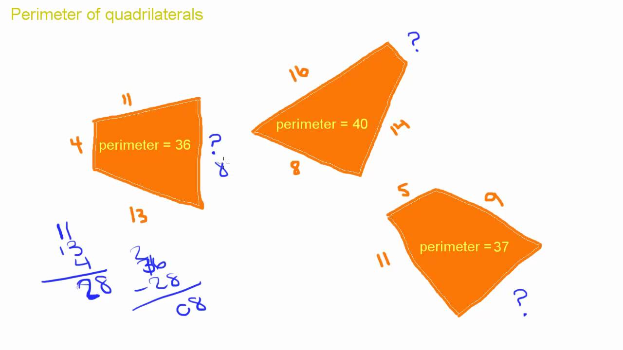 Basic Math Tutorial - 10 - Find the Missing Side
