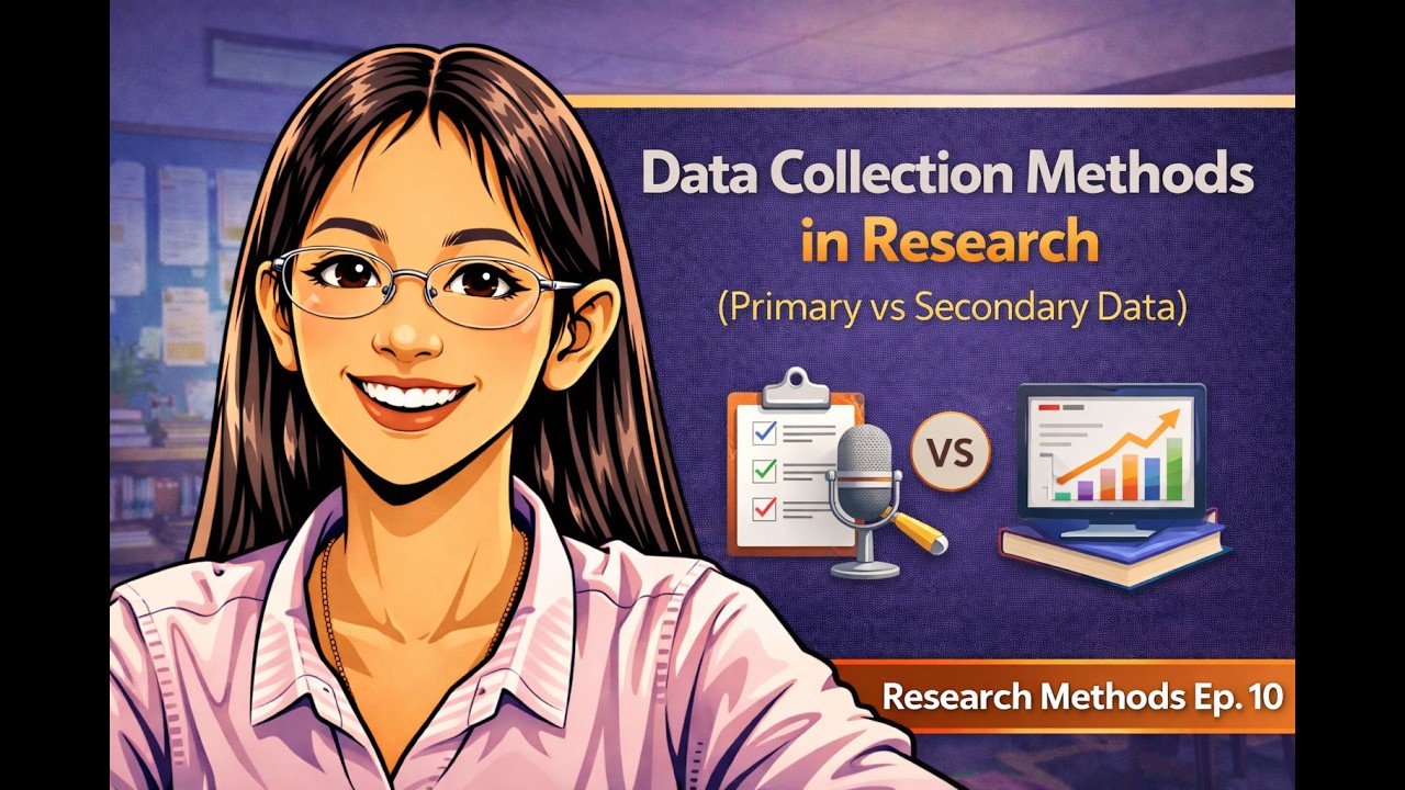 Data Collection Methods in Research (Primary vs Secondary Data) | Research Methods Ep. 10