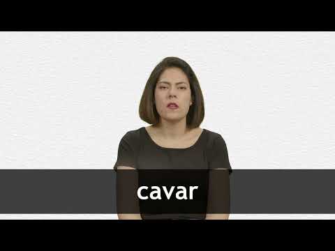 English Translation of “CAVAR” | Collins Spanish-English Dictionary
