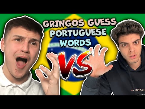 Gringos Try To Guess What PORTUGUESE WORDS Mean ! (ft. @JadArdakani )