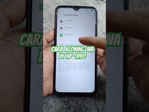 Membuat WA Ganda pada HP OPPO / Clone WhatsApp #shorts