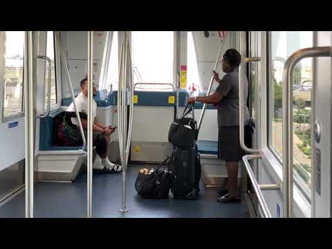 Glimpses of the Miami Airport Mover to Tri-Rail Airport Terminal