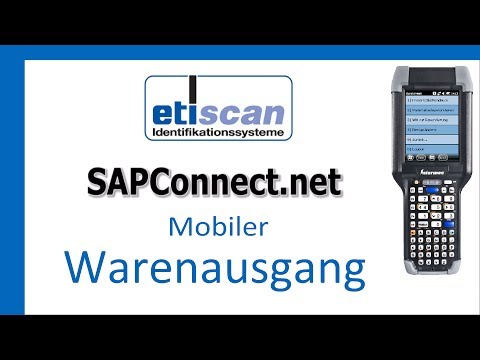 Etiscan SAPConnect net Warenausgang auf Auftrag Demo