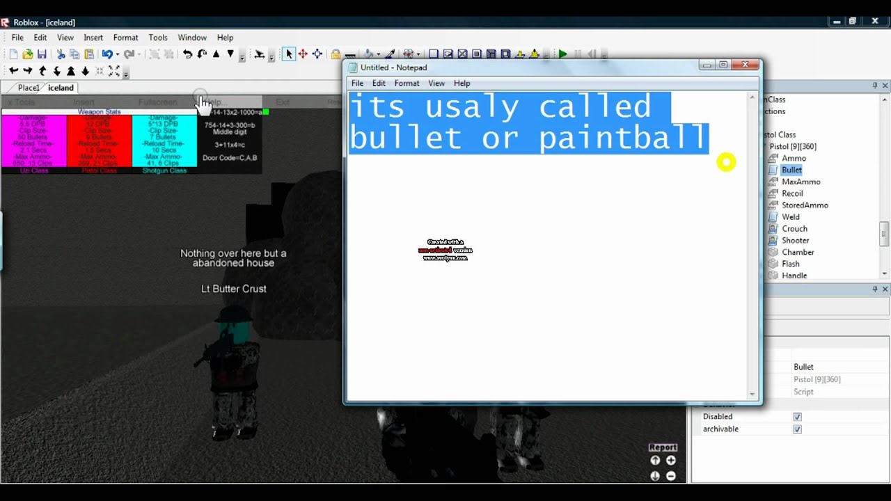 Roblox Tutorial #2 Simple Script Reading