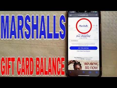 ✅ How To Check Marshalls Gift Card Balance Online 🔴