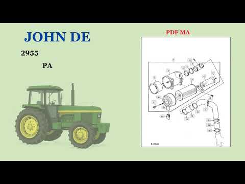 John Deere 2955 Tractor NA Edition Parts Manual PDF | PC4214 OEM Catalog Download