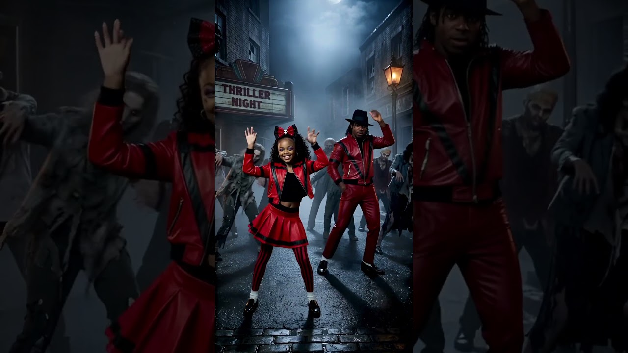 😱What if STREET GLOW DANCED (Michael Jackson, King of Pop) Thriller! Pt1 | Homeless and Bottomed out