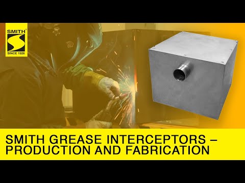 Production and Fabrication of Grease Interceptors by Jay R. Smith Mfg. Co.