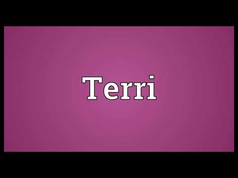 Terri Meaning