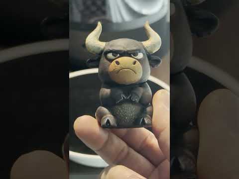 🐂 Grumpy Mini Bull - Cute Sitting Cow 3D Print Model・Archivo 3D para ...