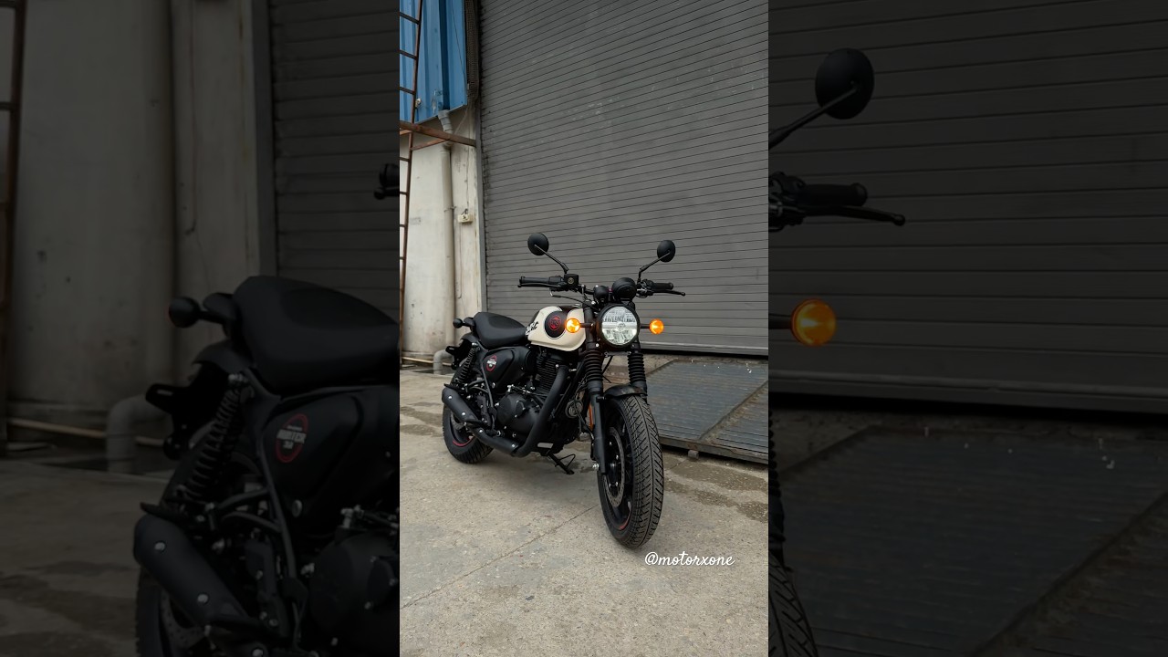The OG Rockstar of Hunter 350 Lineup🤩Tokyo Black🔥#royalenfieldhunter350 #hunter350 #motorxone