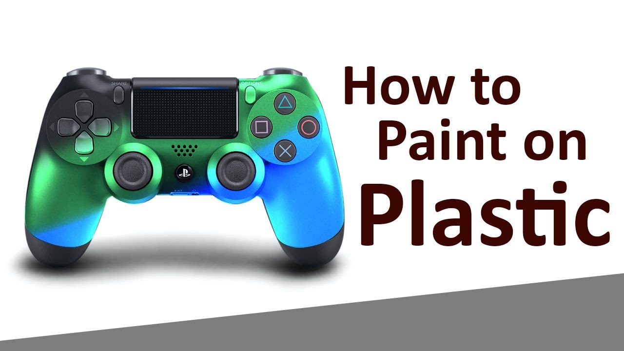 How to Paint on Plastic Video Game Controller