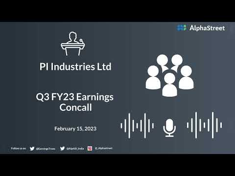 PI Industries Ltd Q3 FY23 Earnings Concall