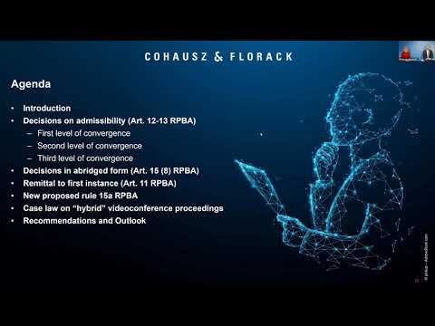 CFWebinar: Experiences and case law under the New Rules of Procedure of the EPO Boards of Appeal