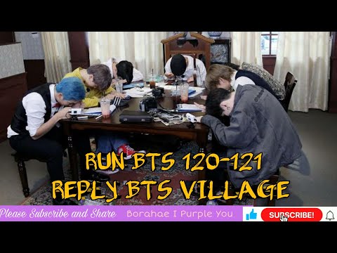 RUN BTS EP 120-121 ENG SUB FULL EPISODE | REPLY BTS VILLAGE |RM, JIN, SUGA, J-HOPE, JIMIN, V, JKšš