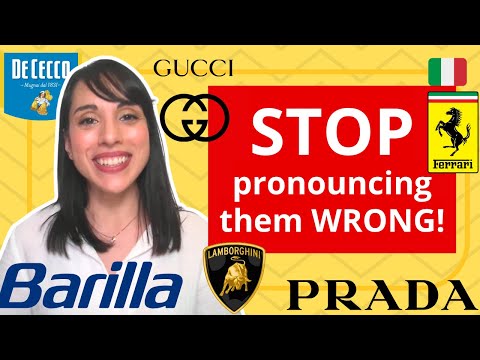 10 Italian BRANDS you may be pronouncing wrongAuthentic Italian Pronunciation
