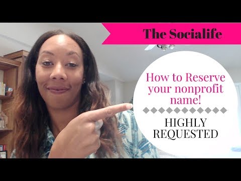 Starting a Nonprofit: How to reserve your nonprofit name! IRS name search tool tutorial