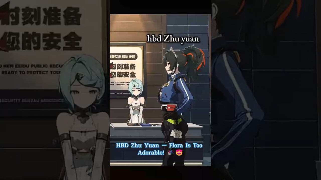 Flora’s Birthday Surprise for Zhu Yuan — Melt Alert 😭🎂│Zenless Zone Zero
