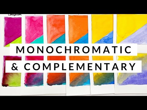 Color Theory Ep. 9 Monochromatic & Complementary Color Schemes