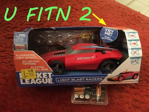 Walmart clearance Rocket League Light Blast Racer unbox test