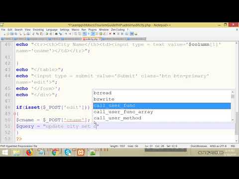 Learn Tourism Guide Project PHP MYSQL Part 22 | By Pankaj Panjwani ...