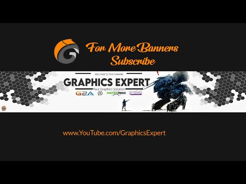 Free YouTube banner template | Gaming banner