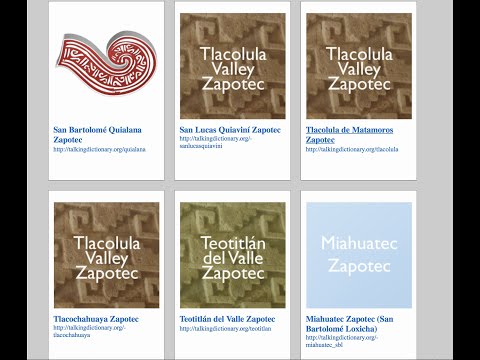 Valley Zapotec Talking Dictionaries: Motivations and Experiences