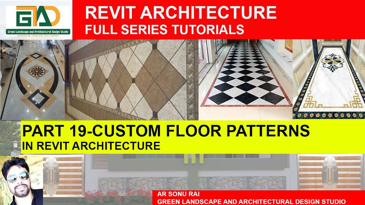 PART-19 CUSTOM FLOOR PATTERN IN REVIT ARCHITECTURE #revittutorials