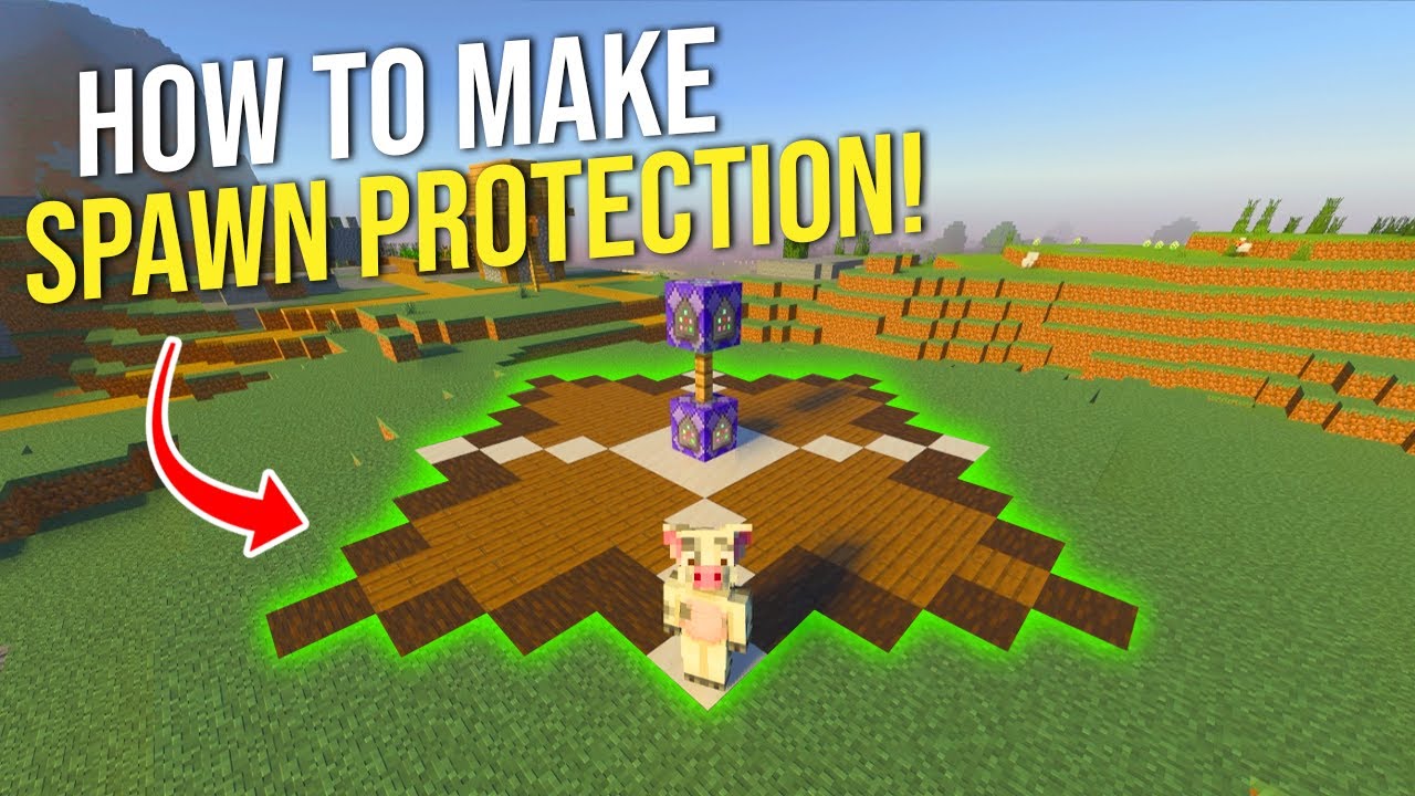 How to Make Spawn Protection in Minecraft *Bedrock*