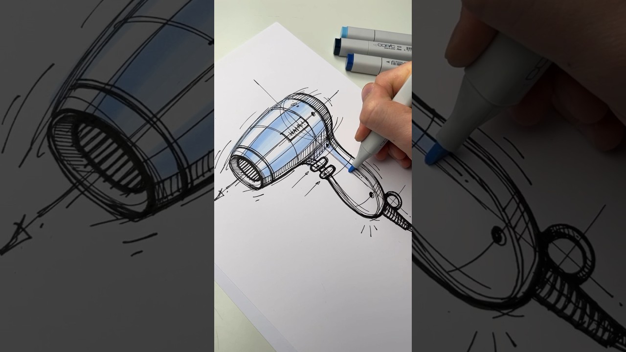 💇‍♂️ #design #sketch #scribbles #industrialdesign #productdesign #drawing #designer #copic #markers