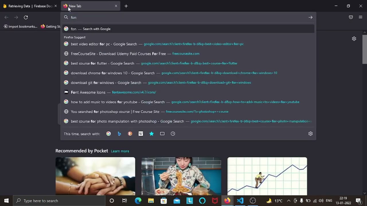 Firebase CRUD with Javascript 2022 (Retrieve all data from firebase with Javascript )
