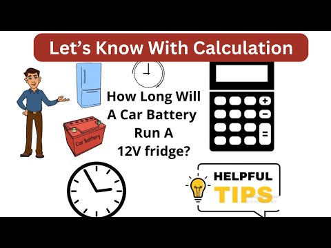 How Long Will a Car Battery Run a 12V Fridge | Will Your CAR BATTERY Really Power a 12V Fridge?
