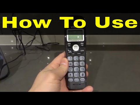 How To Use A Vtech Cordless Phone-Full Tutorial