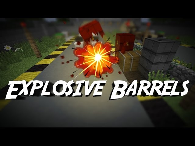 Exploding Barrels [1.8] Minecraft Map