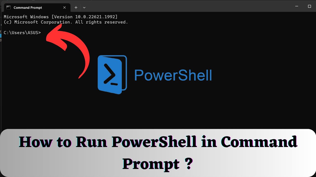 How to run PowerShell Command in Command Prompt ?
