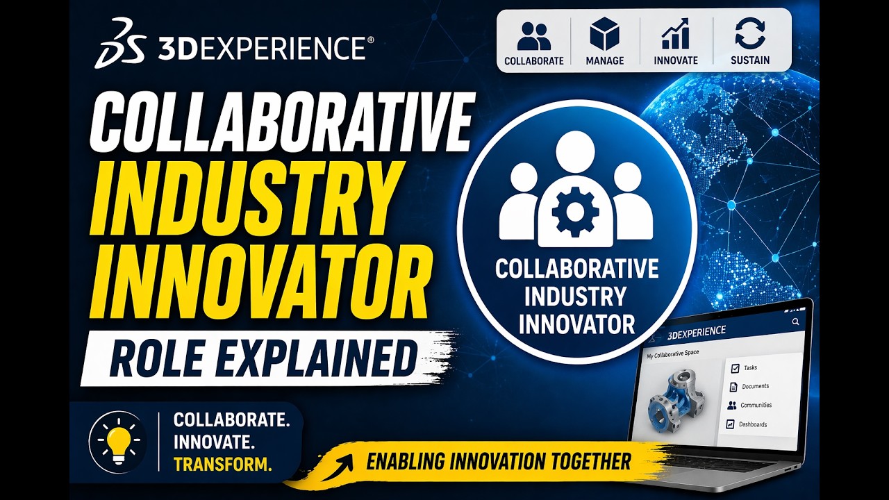 Video 3 Collaborative Industry Innovator Role Explained | 3DEXPERIENCE Tutorial