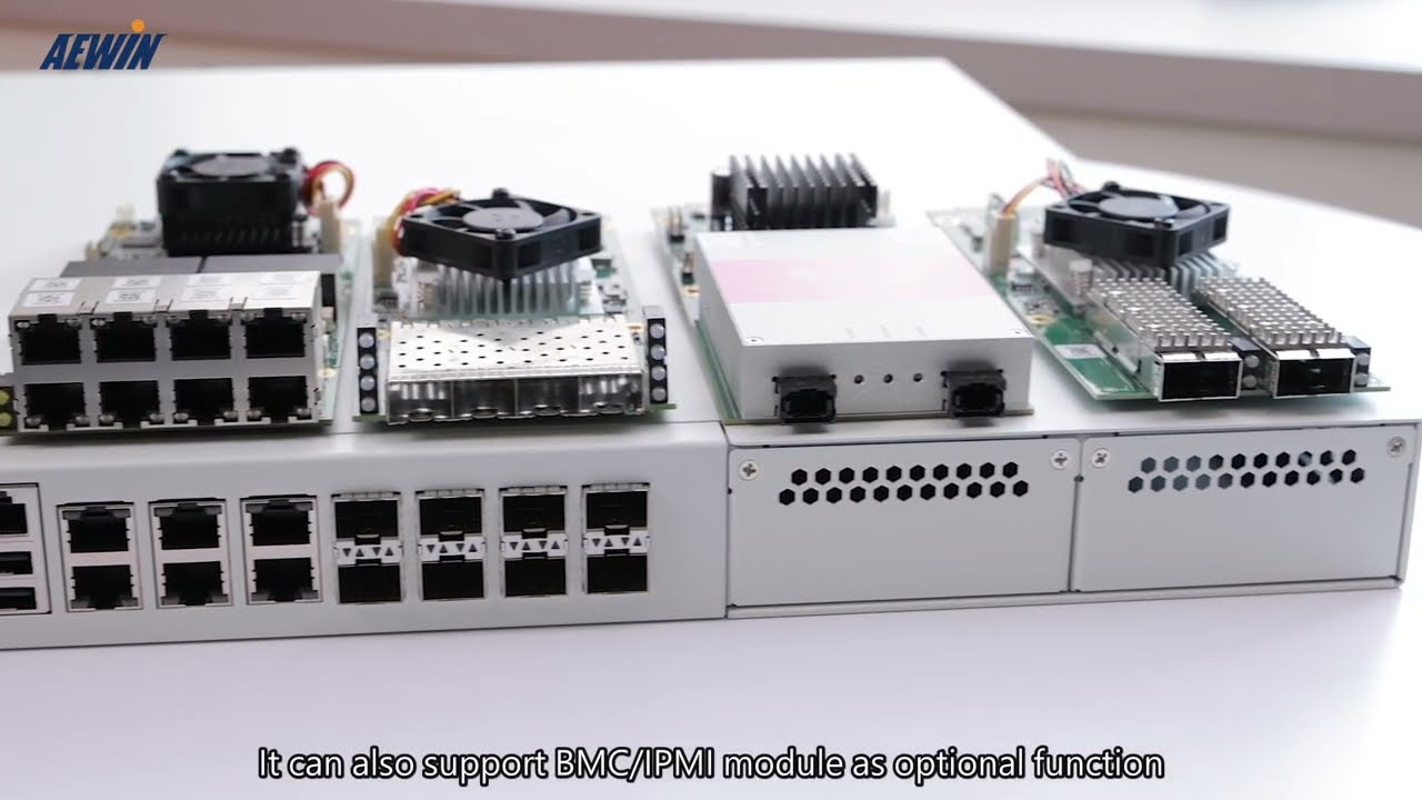 1U network appliance supports 24 cores, 128 Gbyte DDR4 DRAM ...