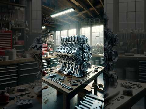 What's The Max Cylinders in an Engine? #bugatti #v16 #engineering
