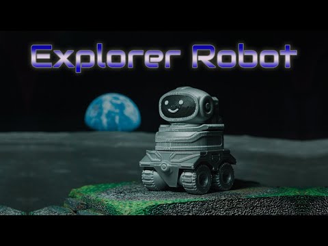 STL file Explorer Robot 🤖 ・3D printable design to download・Cults