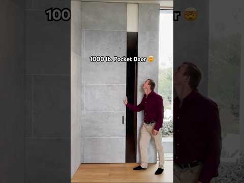 This door is BIG deal (1000 lb Pocket Door π€―)