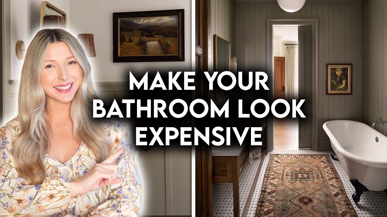 10 AFFORDABLE WAYS TO MAKE YOUR BATHROOM LOOK EXPENSIVE *WITHOUT RENOVATIONS*