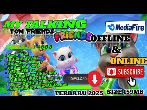 my talking tom friends mod apk