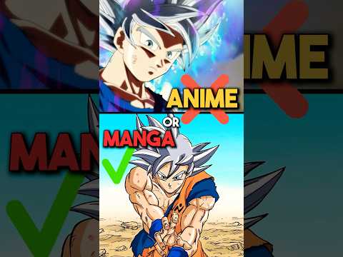 "Ultra Instinct Goku Is WAY BETTER In The Manga" #shorts