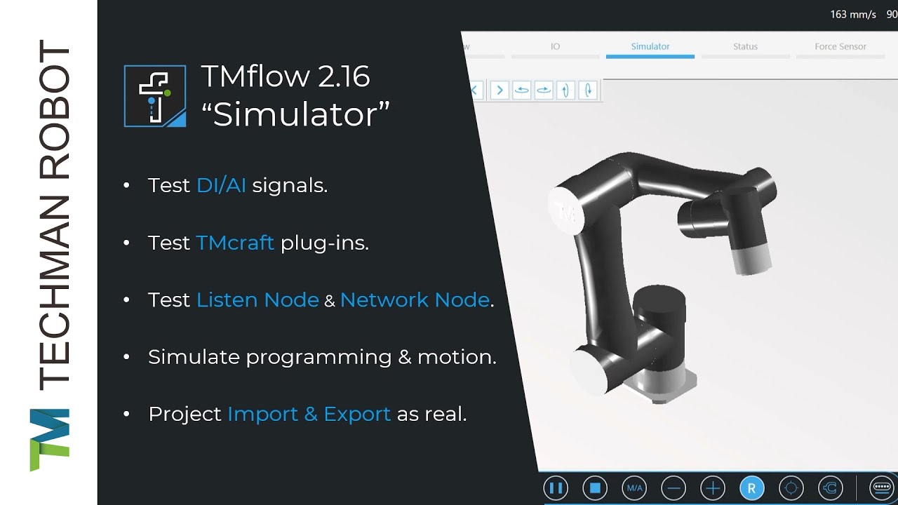 V3A083 TM AI Cobot - Introducing TMflow “Simulator”