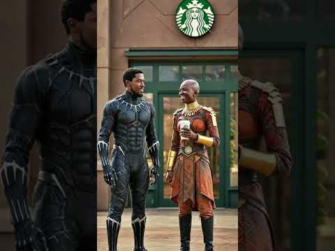 Okoye at Wakanda’s Starbucks ☕ Legendary Moments! 4