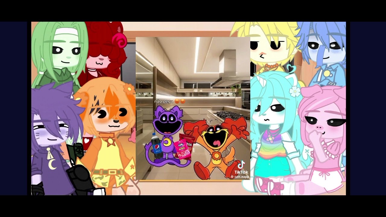 ❤️~Smiling Critters reagindo a Tik toks e ships~❤️/-CatNap×DogDay-/Poppy playtime~