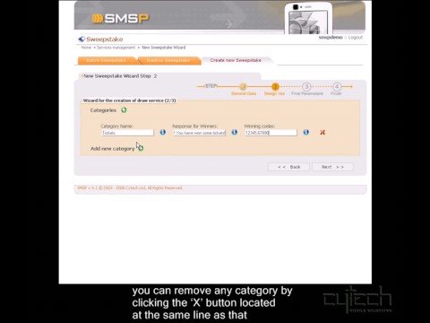 SMS Platform Sweepstake Service Video Tutorial (Part 1)