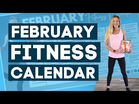 February Fitness Calendar Free Workout Program (RESULTS GUARANTEED!!)
