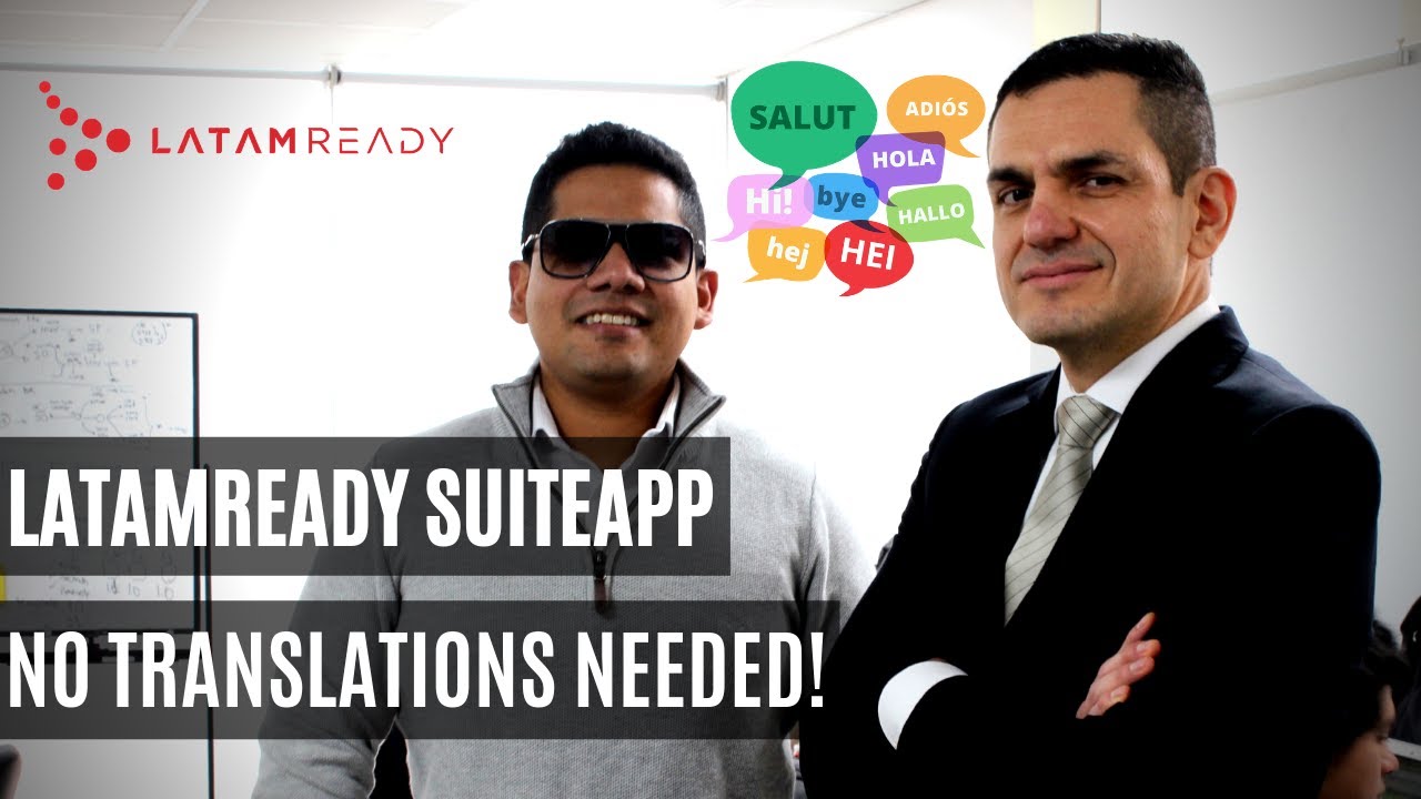 LATAMREADY SUITEAPP | NO TRANSLATION NEEDED